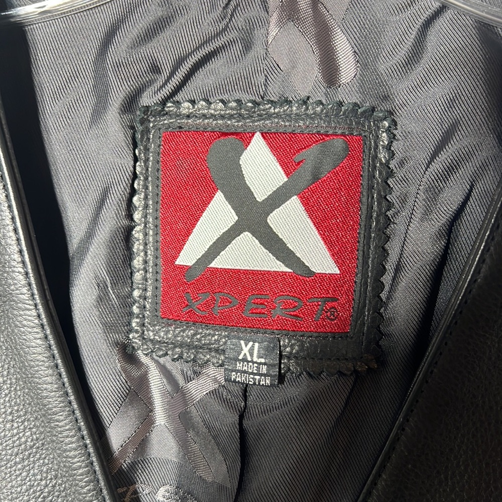 Xpert Black 100% Leather Performance Motorcycle Vest … - Gem